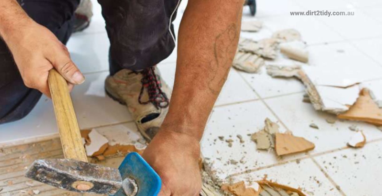 What is the best way to remove floor tiles? | Dirt2tidy