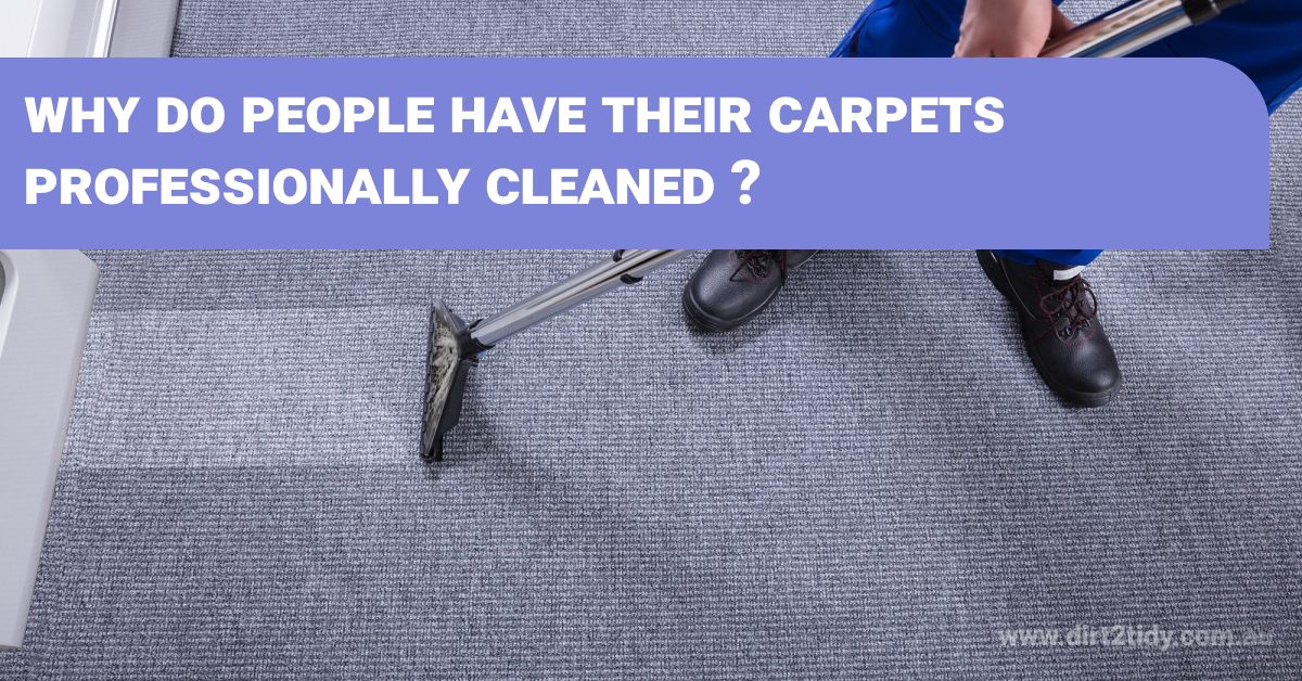 Do people have their carpets professionally cleaned? | D2T